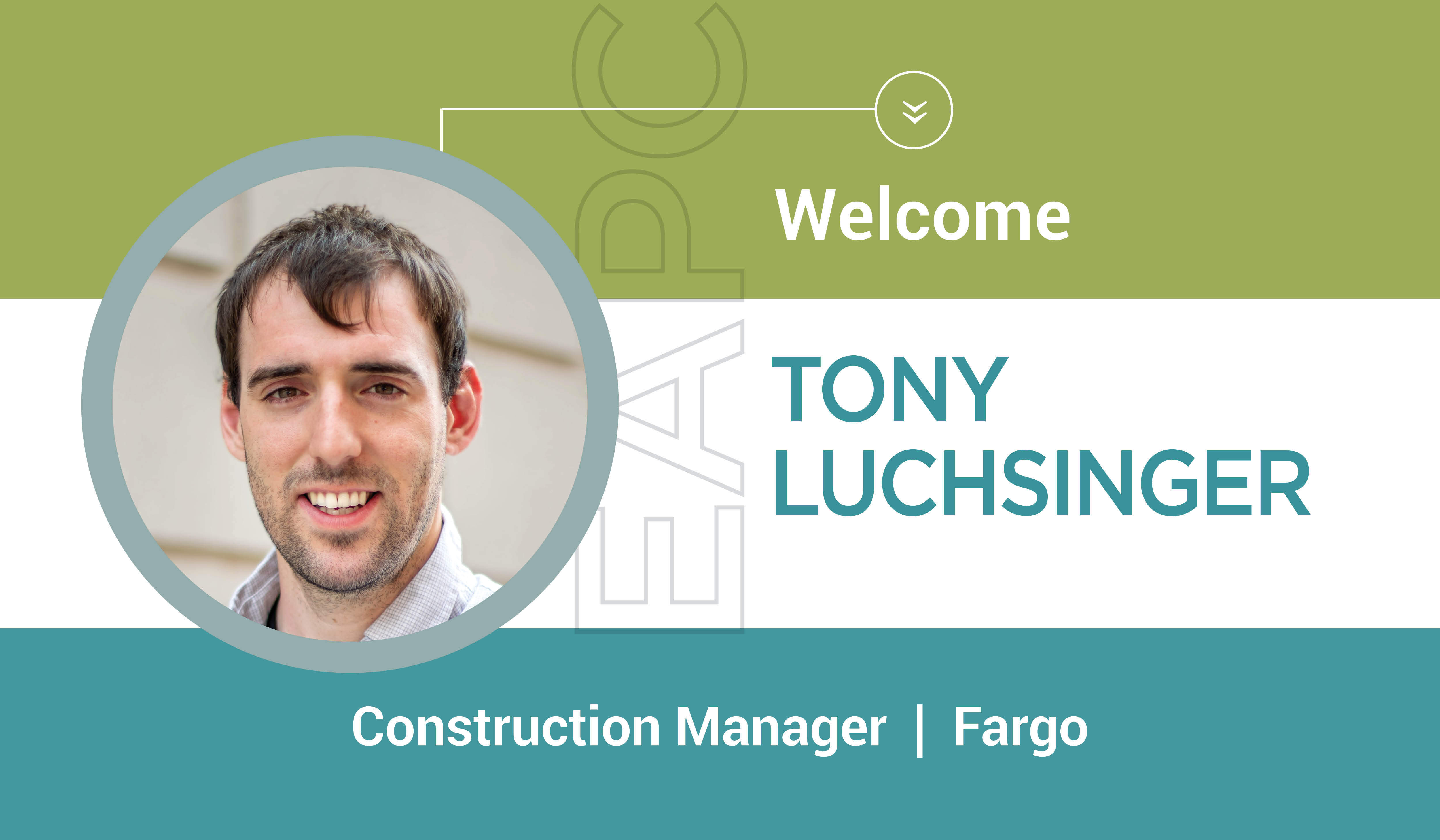 Welcome Tony Luchsinger